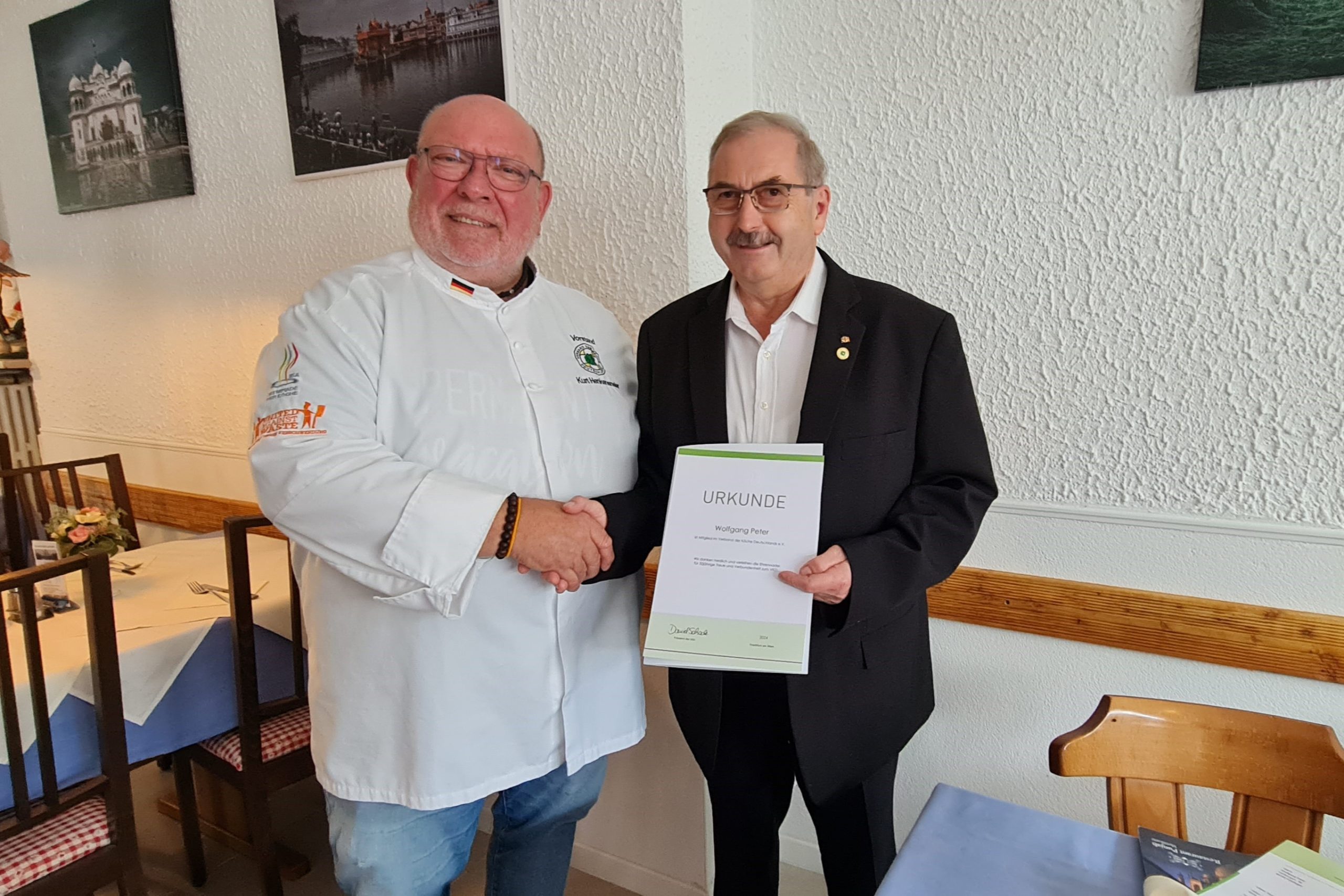 Ehrungen im VKD-Westen - Verband der Köche Deutschlands e. V.